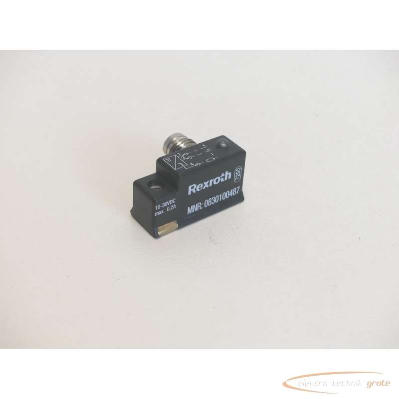 Rexroth 0 830 100 487 Näherungs-Sensor 10-30 VDC max. 0.2A gebraucht ...